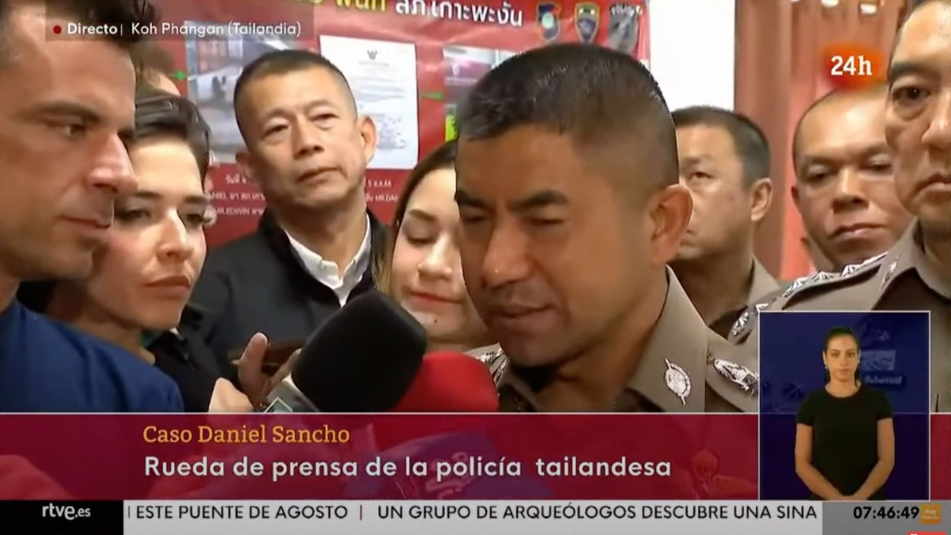 La rueda de prensa "Daniel Sancho" | TriunArts - Sitio Oficial